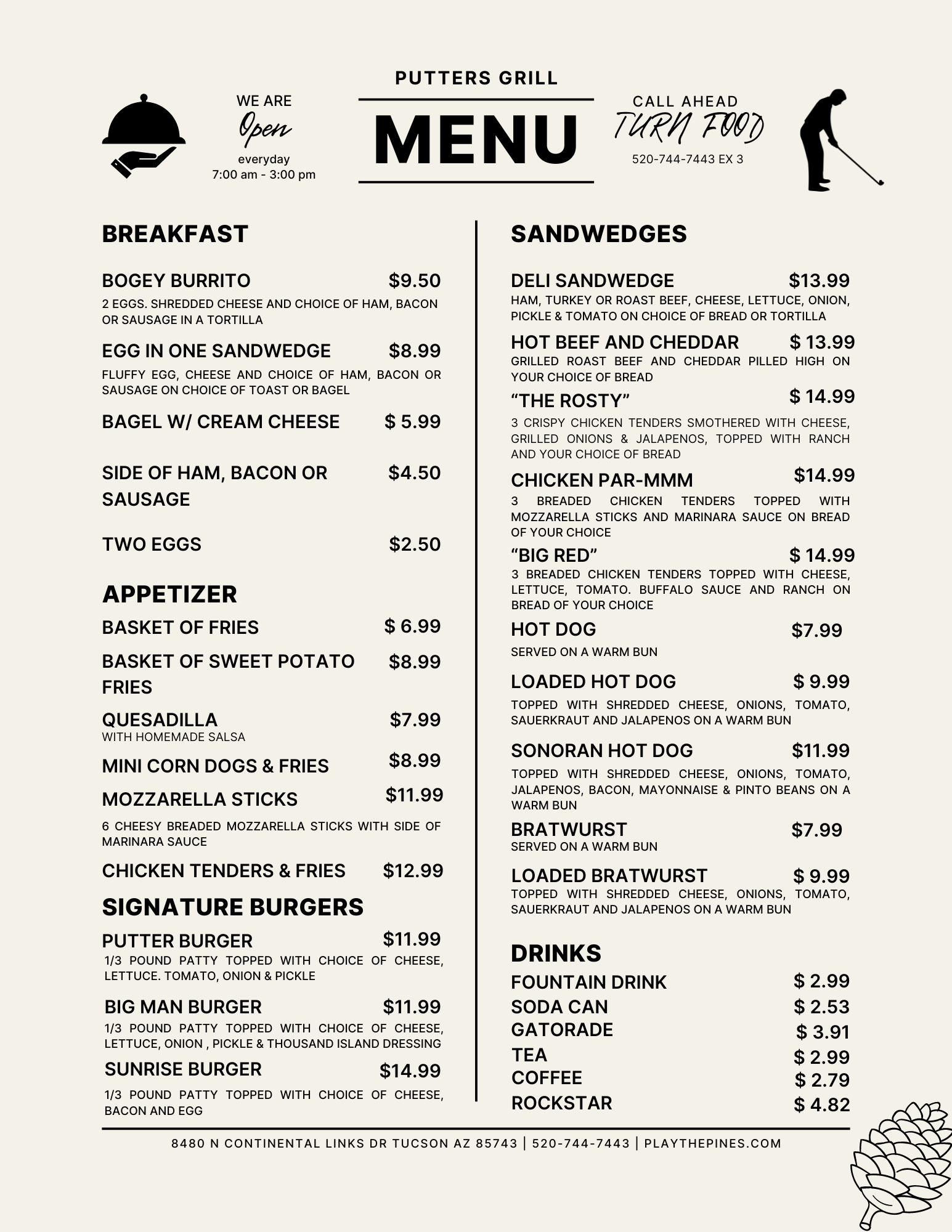 Grill - Quarry Pines Golf Club